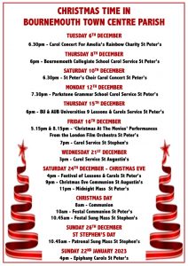 Christmas Time in Bournemouth Town Centre Parish | St Peter's Church ...